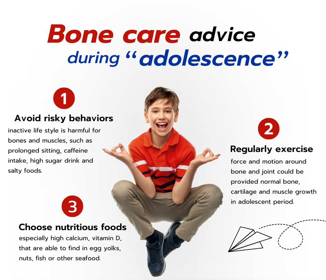 Bone care advice during adolescence | Phitsanulok Hospital | Tel : 055 ...